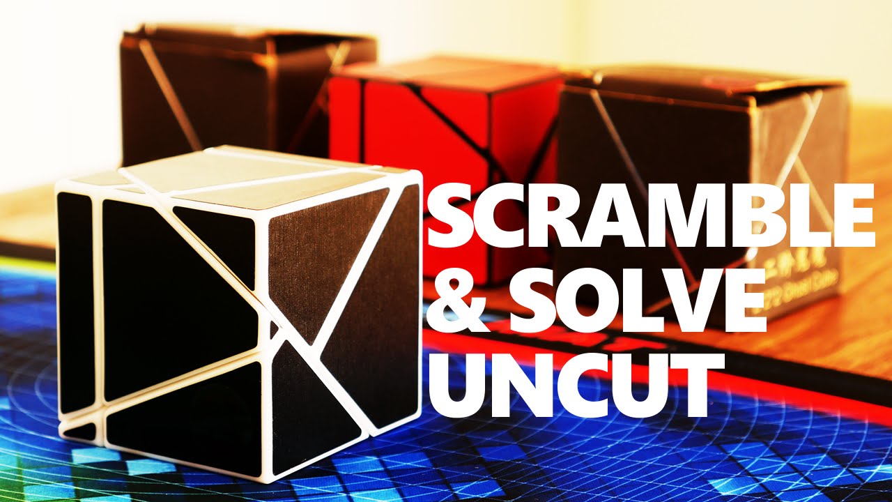 Scramble & solve uncut: FangShi LimCube 2x2 Ghost Cube - YouTube