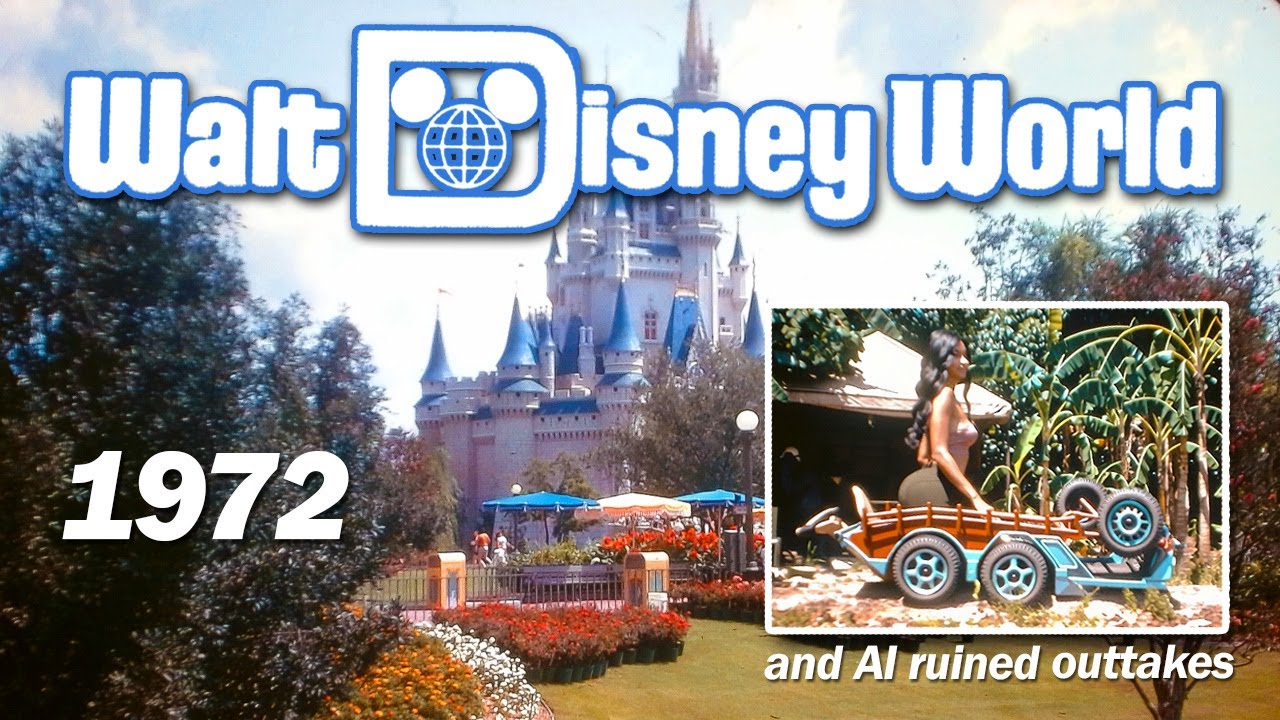 Vintage Walt Disney World 1972 | Rare Photos Animated with AI - YouTube