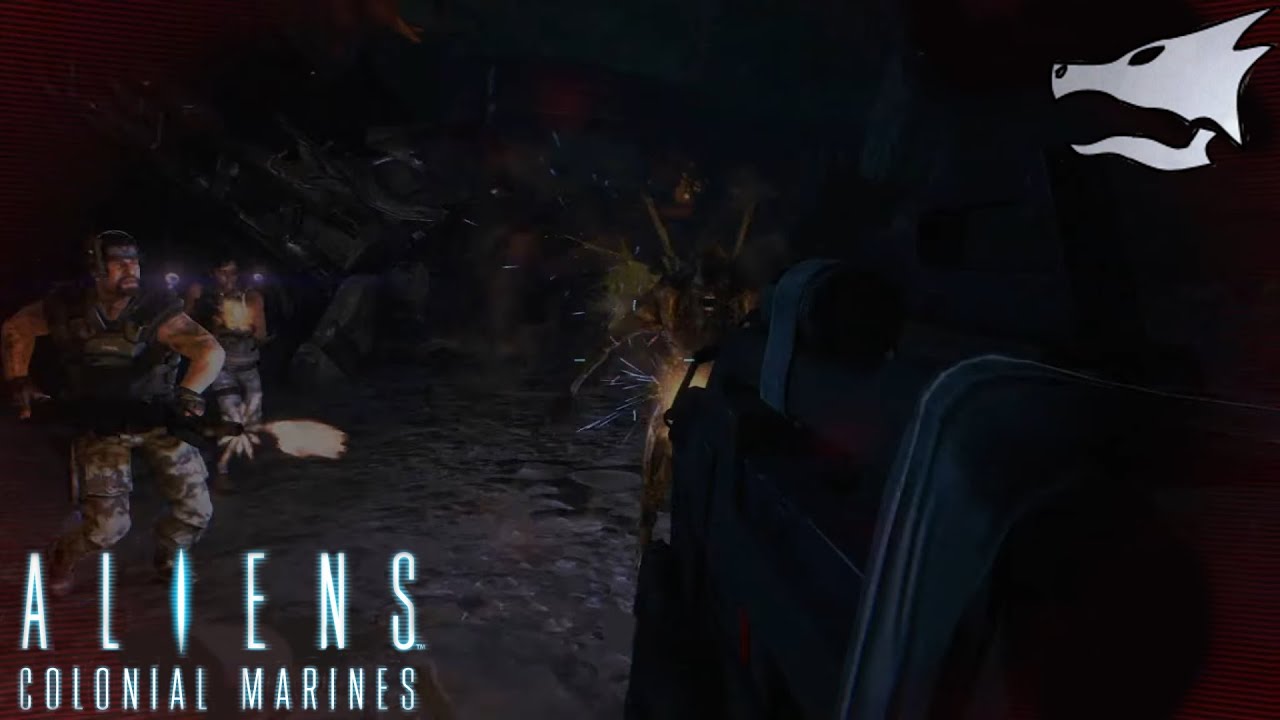 Alien Colonial Marines Part 8: THEY'RE COMING OUT OF THE WALLS - YouTube