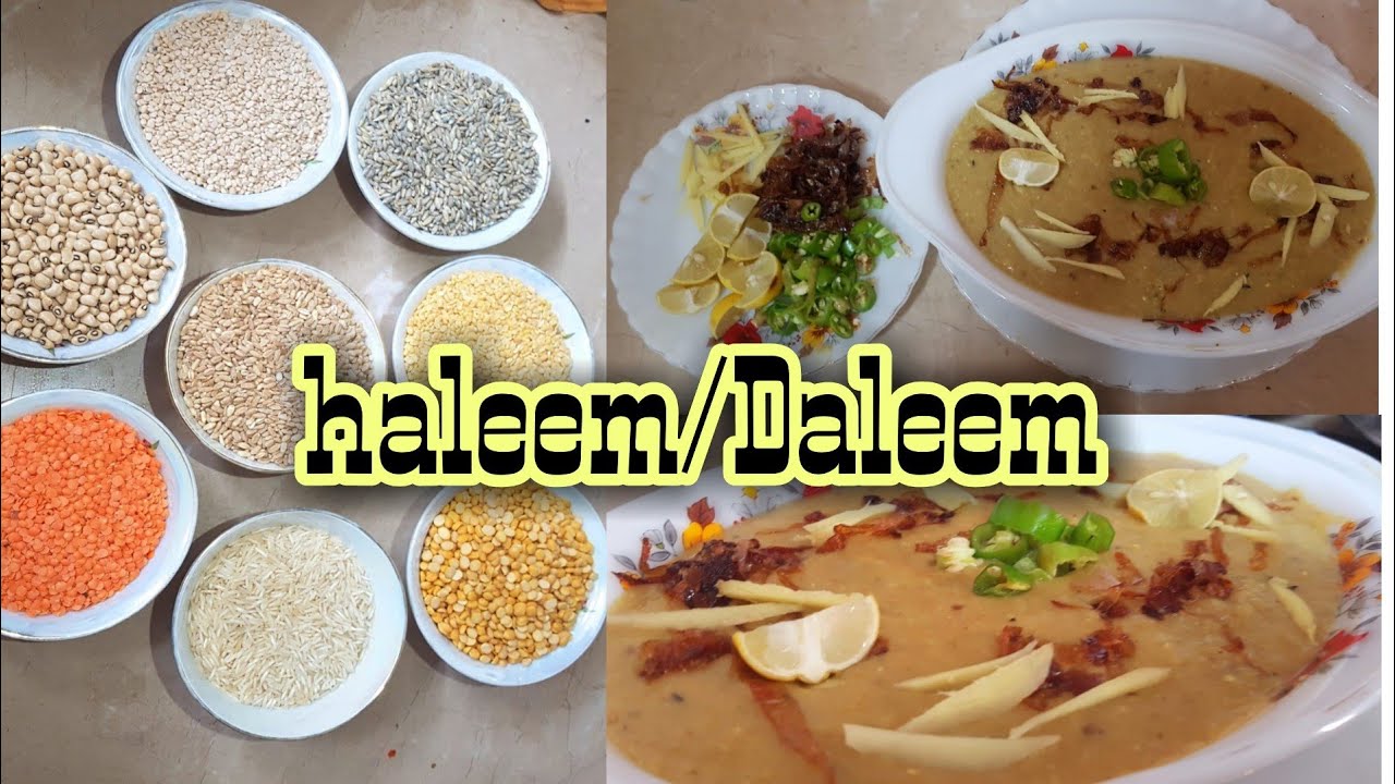 Haleem/Daleem||Beef haleem||cooking with unsa# - YouTube