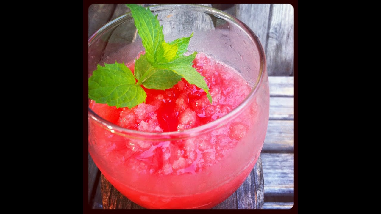 Watermelon Granite' / Italian Ice and Vodka - YouTube