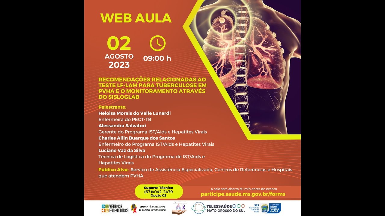 Web aula - Teste Lf-lam Para Tuberculose Em Pvha E O Monitoramento ...