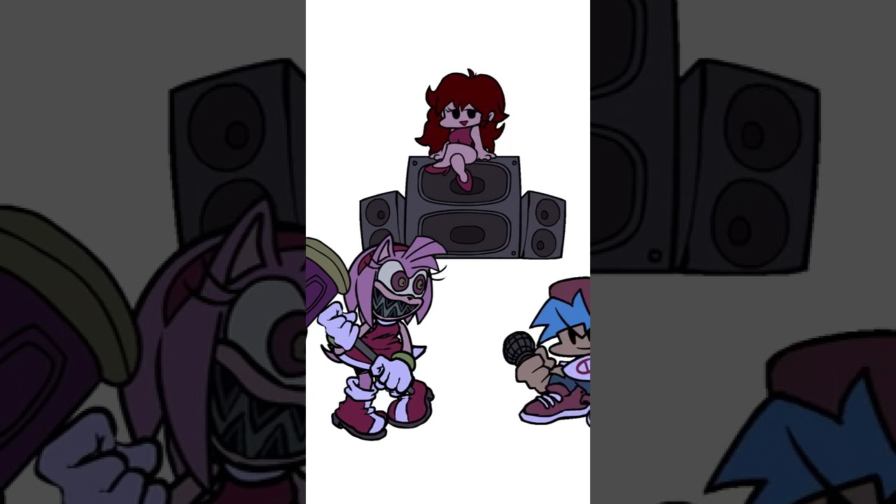 VS Possessed Amy Mod - Friday Night Funkin | #Shorts - YouTube