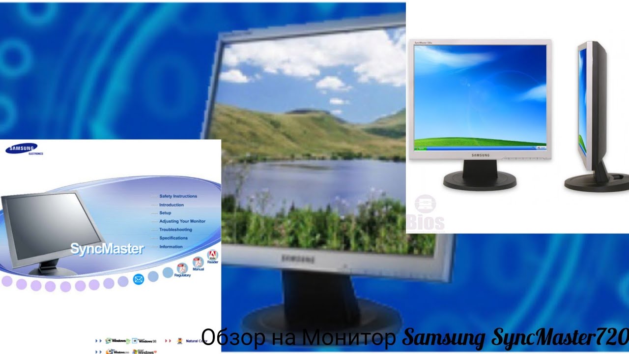 обзор на монитор Samsung SyncMaster 720n - YouTube