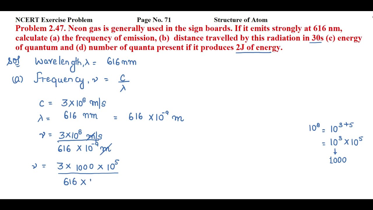 Neon gas is generally used in the sign boards. If it emits strongly at ...