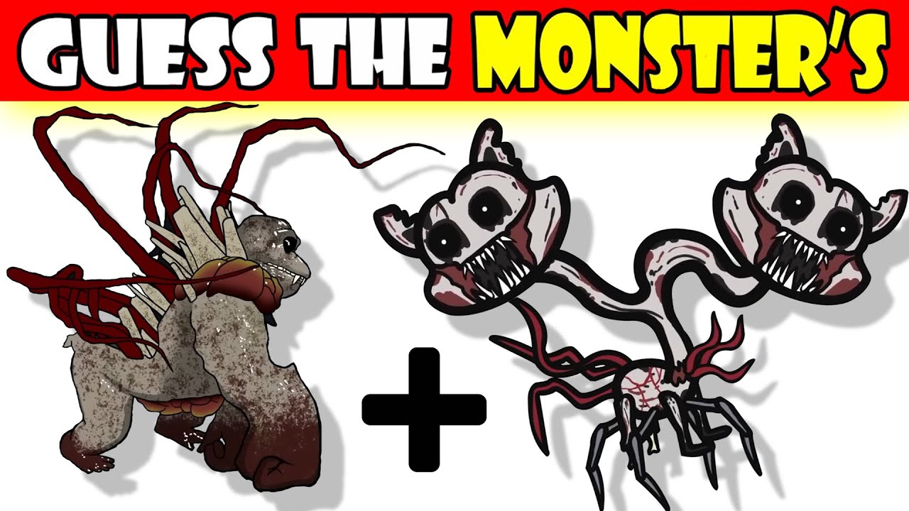 🧟Guess The MONSTER by EMOJI and VOICE in Zoochosis Horror Game ...