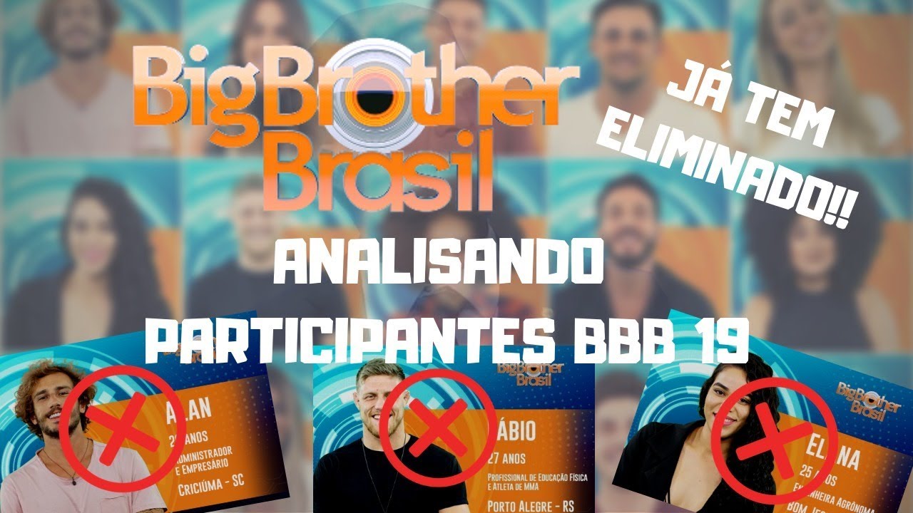 ANALISANDO PARTICIPANTES BBB 2019 - YouTube
