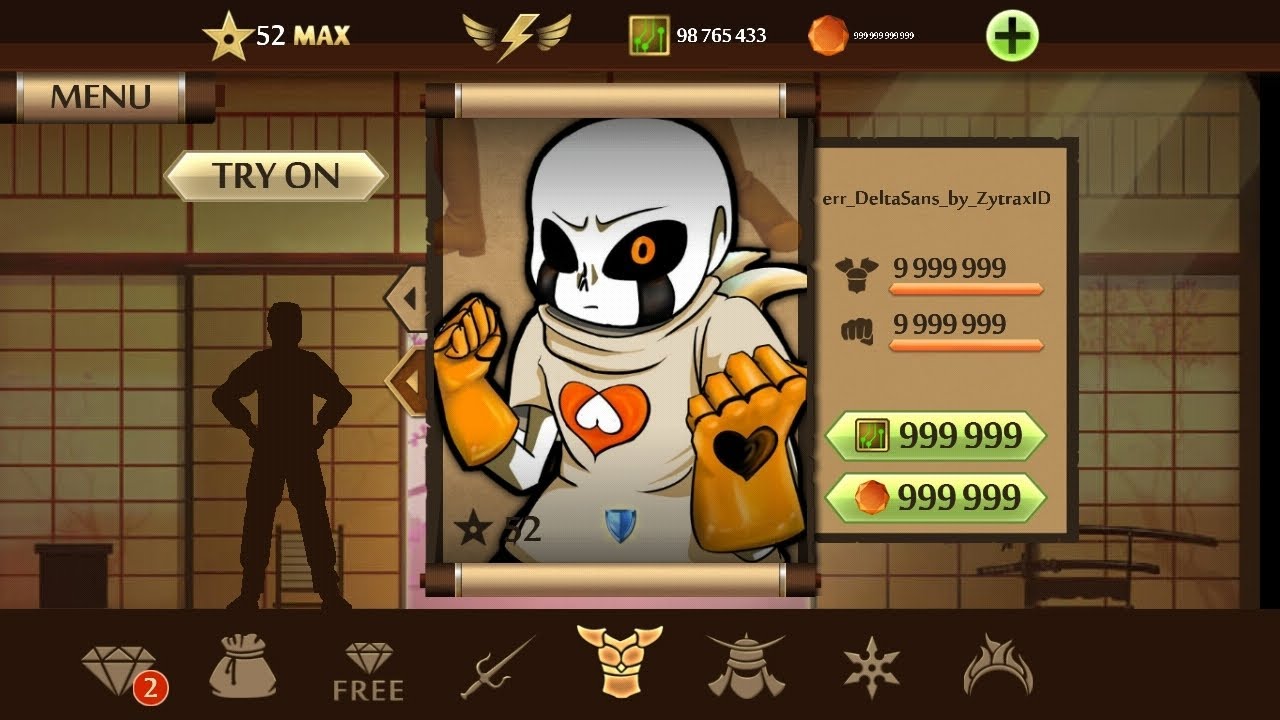 Shadow FIGHT 2 Delta Sans _ Ultratale | Free Download - YouTube