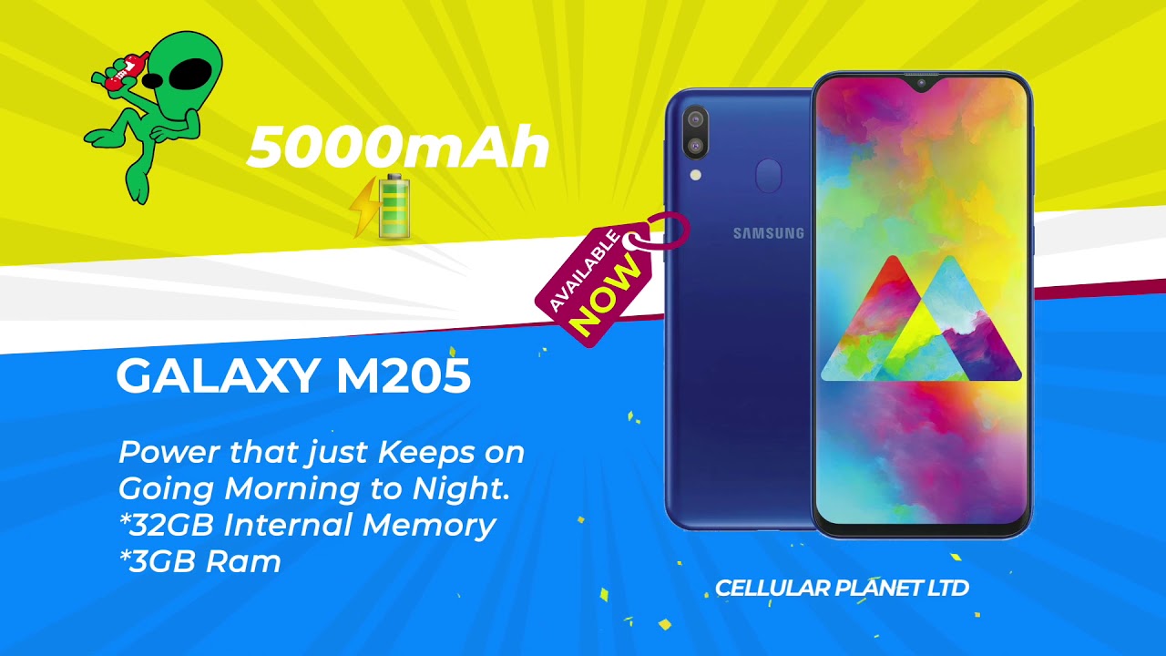 Samsung Galaxy M205 - YouTube