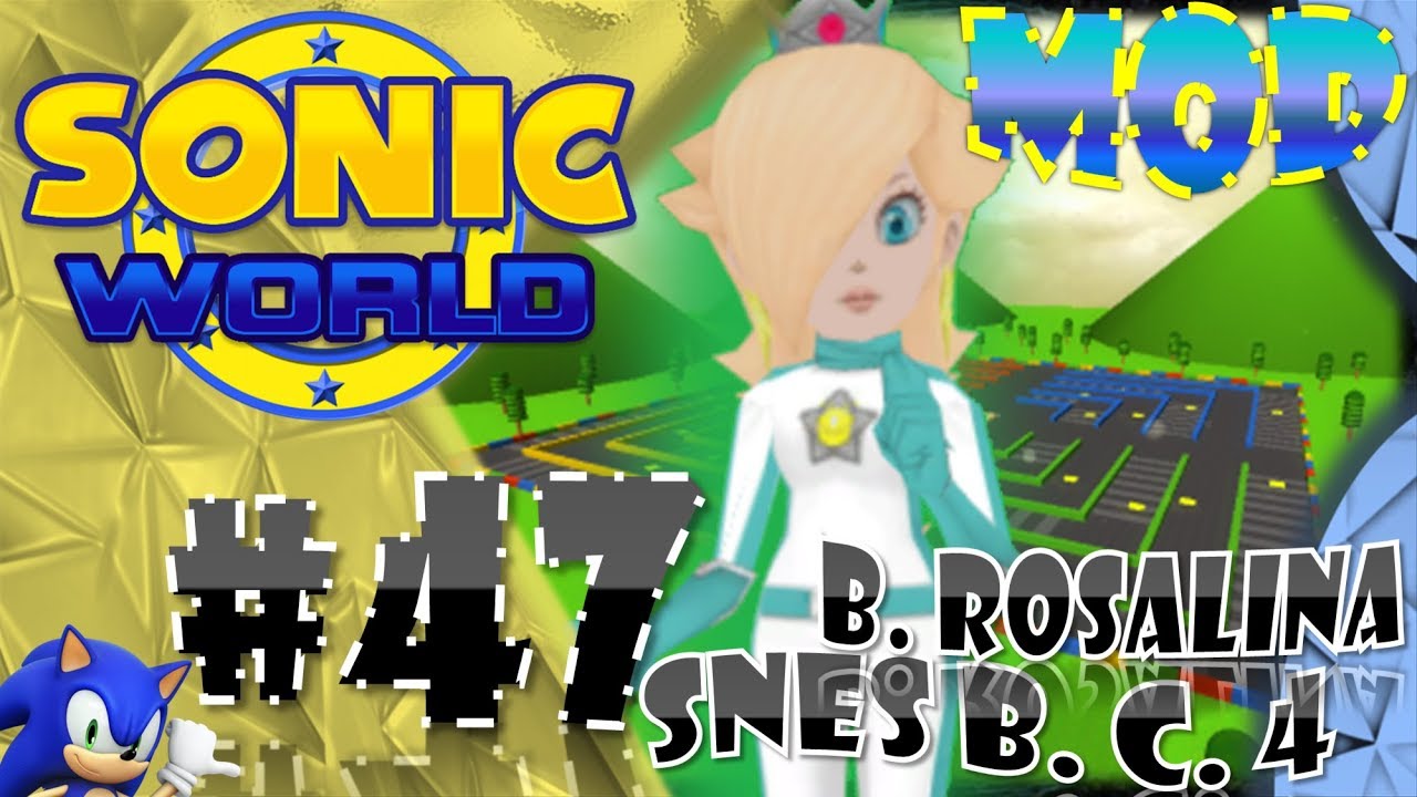 Sonic World R8 - SNES Battle Course 4 w/ Biker Rosalina - Mod Showcase ...