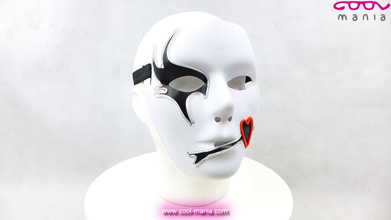 Zorro - LED face mask (www.cool-mania.com) - YouTube