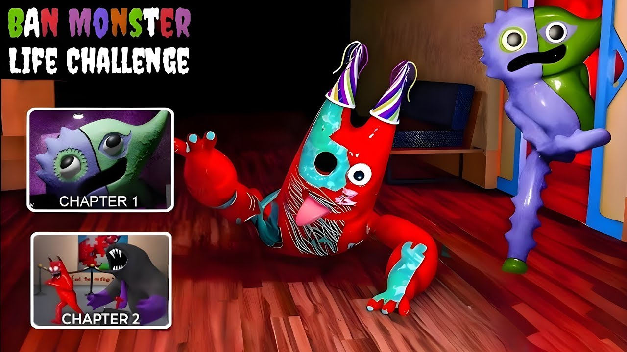 Red Ban Monster Survival (Chapter 1, 2) Chase Banban Monster - YouTube