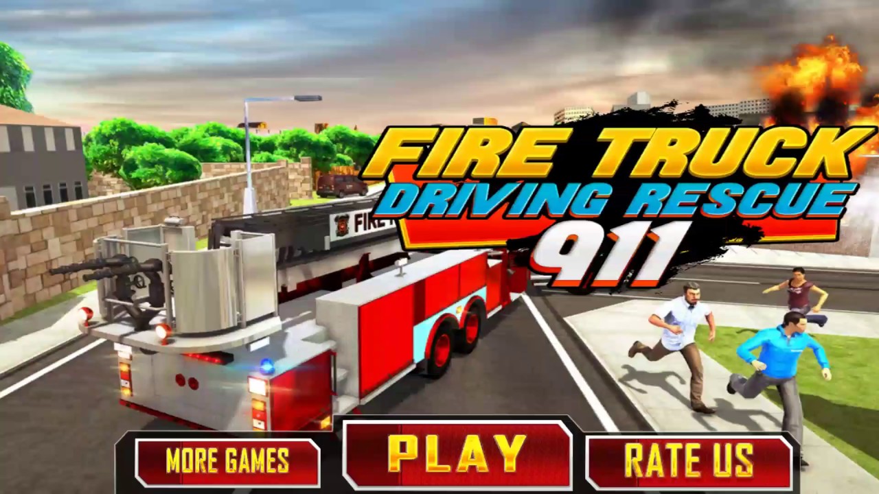 Fire Truck Driving Rescue 911 Fire Engine Games Gameplay - YouTube