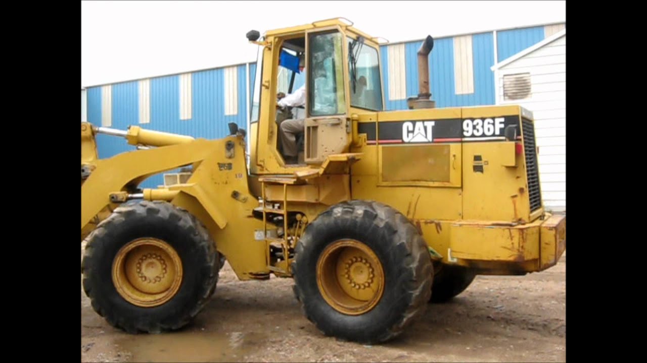 1992 Caterpillar 936F Wheel Loader - YouTube