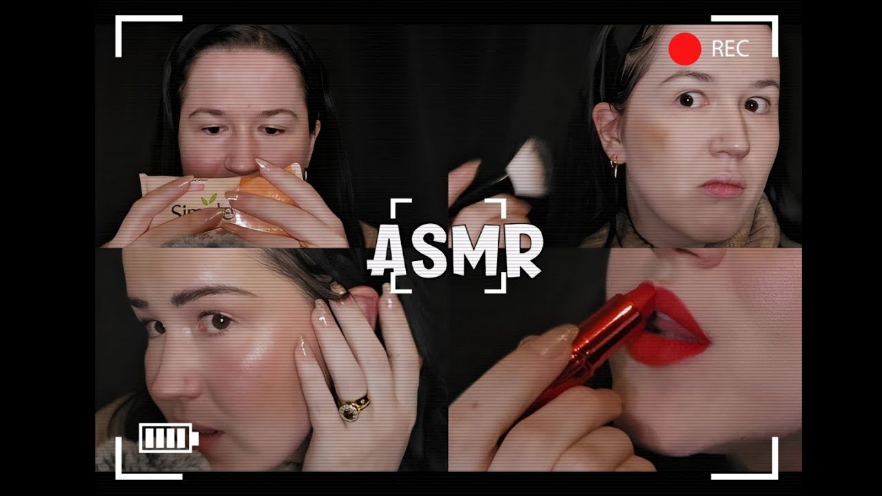 Relaxed Makeup Application | ASMR | My 1st Video - YouTube