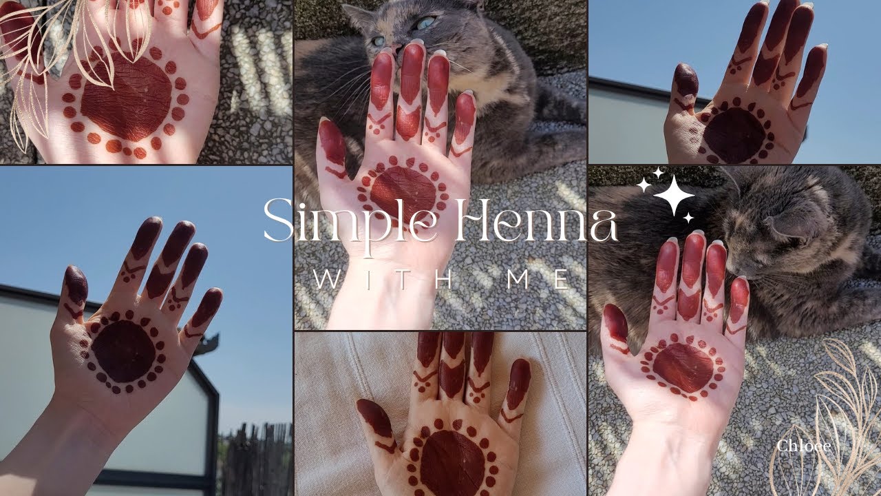 Simple Henna with me - YouTube