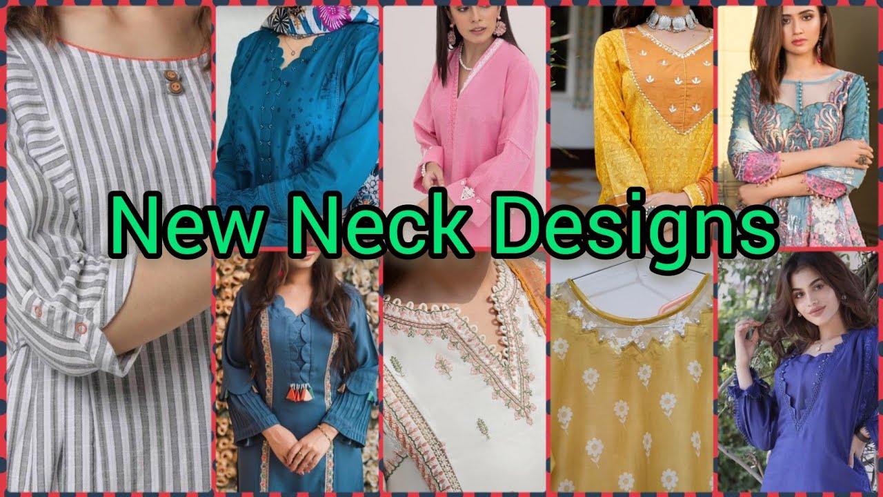 2024 Top 40 Neck Design for Kurti/Blouse/Kameez | New Neck Designs ...