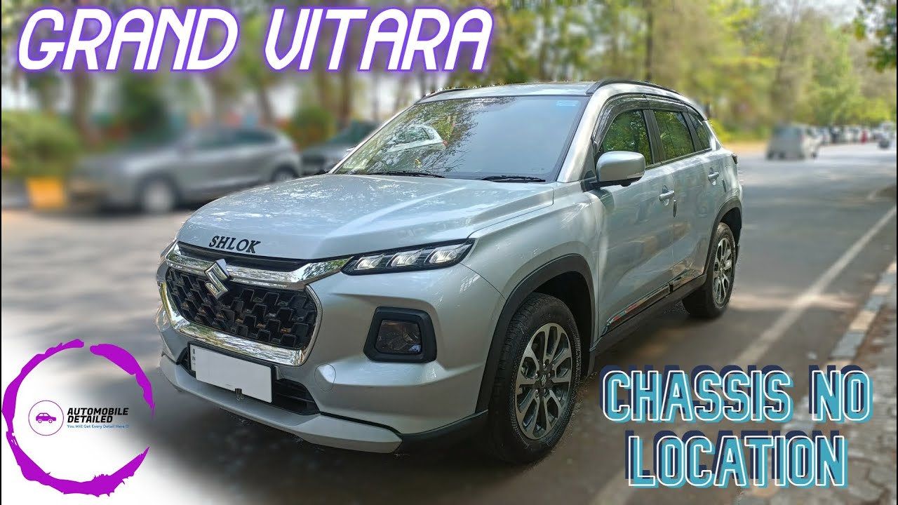 GRAND VITARA CHASSIS NUMBER AND VIN PLATE LOCATION | WHERE IS GRAND ...