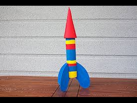 tuto comment faire une mini fusée - YouTube