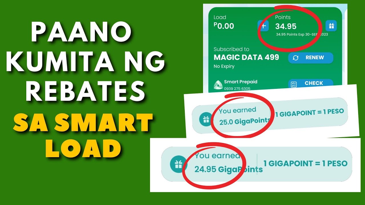 Paano Kumita ng Rebates sa Smart Load - YouTube
