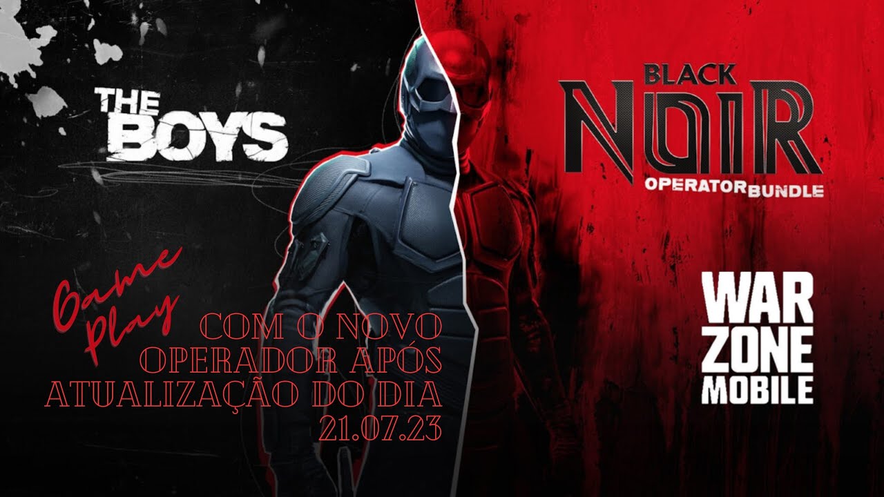 Game Play com o novo operador Black Noir - The Boy no Warzone Mobile ...