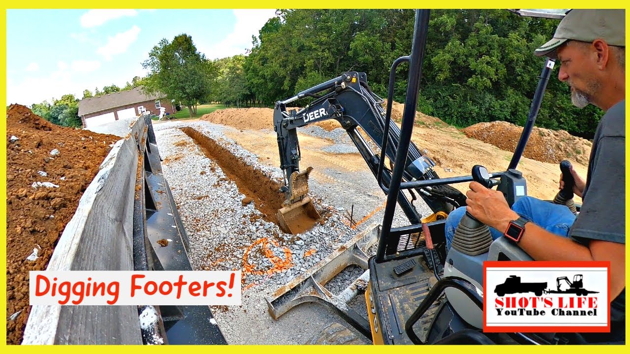 Digging Footers | Building The Ultimate Garage | EPS5 | Shots Life ...