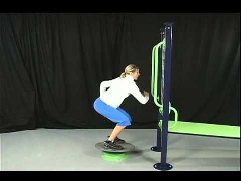Stabilizing & Balance Disc Exercises - Day 2, Exercise 1 - YouTube