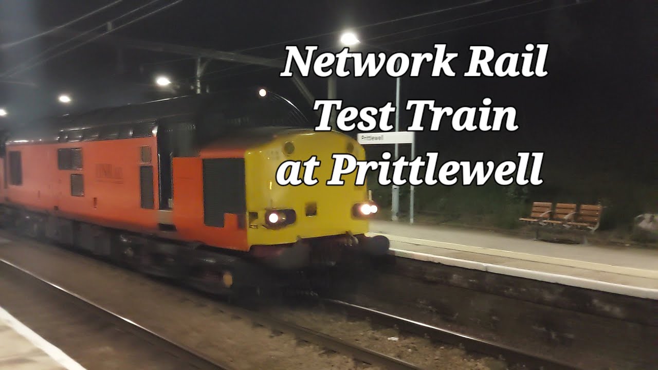 Network Rail Test Train at Prittlewell Station 13 September 2023 - YouTube