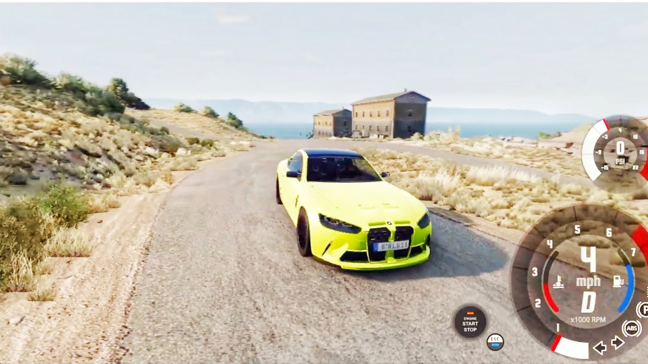 BeamNG Drive BMW M4 - First Time playing this game.. iPhone iOS ...