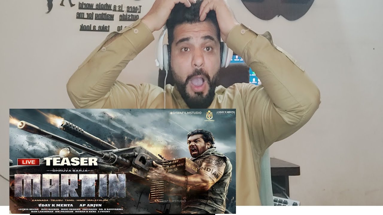 #Martin - Teaser [4K] Reaction | Dhruva Sarja | AP Arjun | Uday K Mehta ...