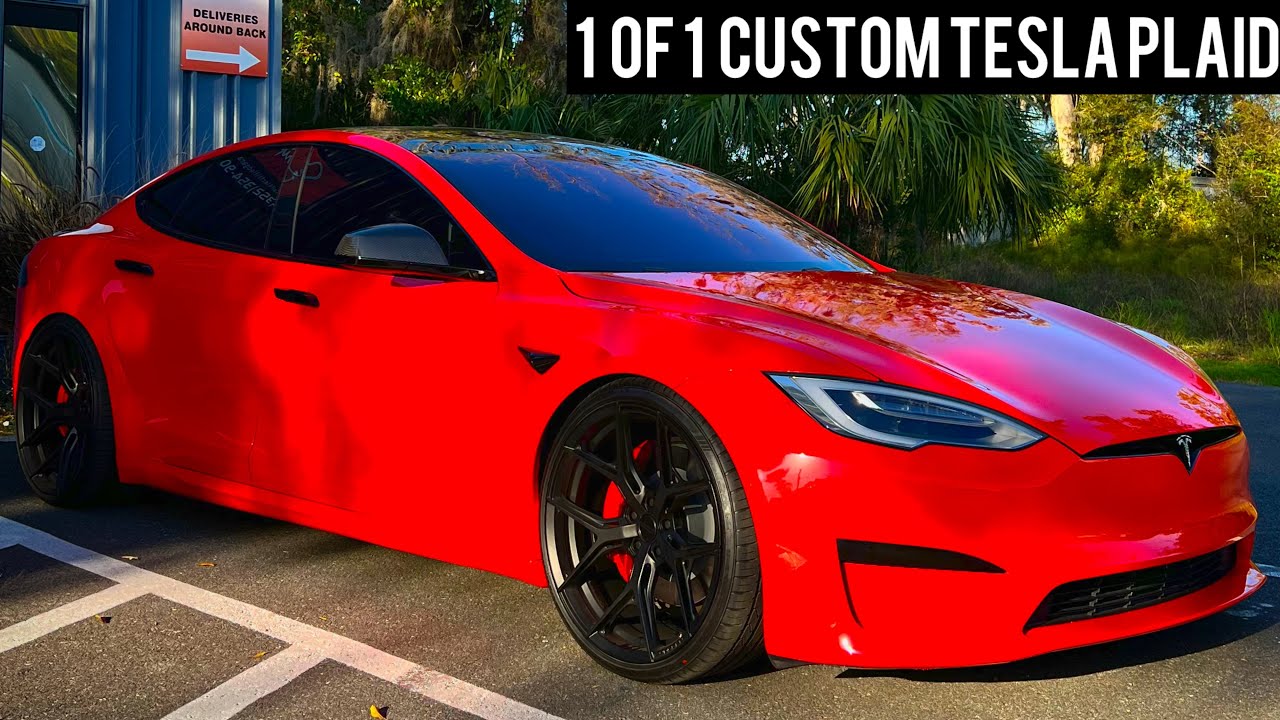 TESLA MODEL S PLAID MODS (INSANE TRANSFORMATION) - YouTube