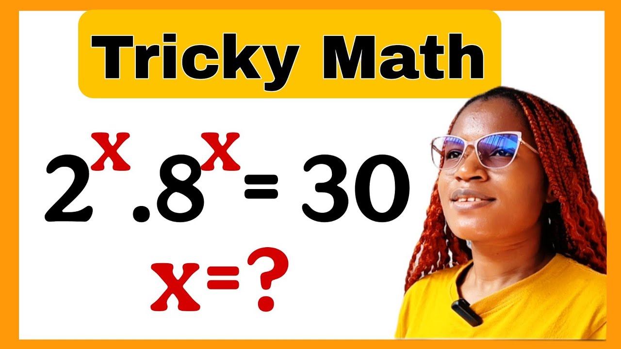 A Nice tricky Math olympiad exponential math question| solve for x - YouTube