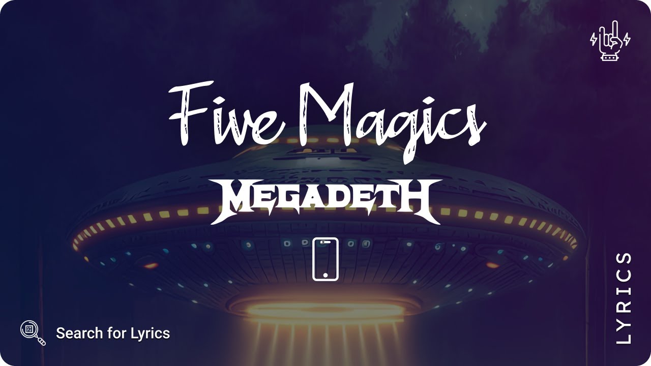 Megadeth - Five Magics (Lyrics video for Mobile) - YouTube