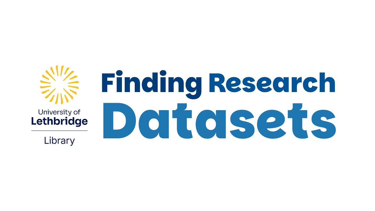 Finding Research Datasets - YouTube