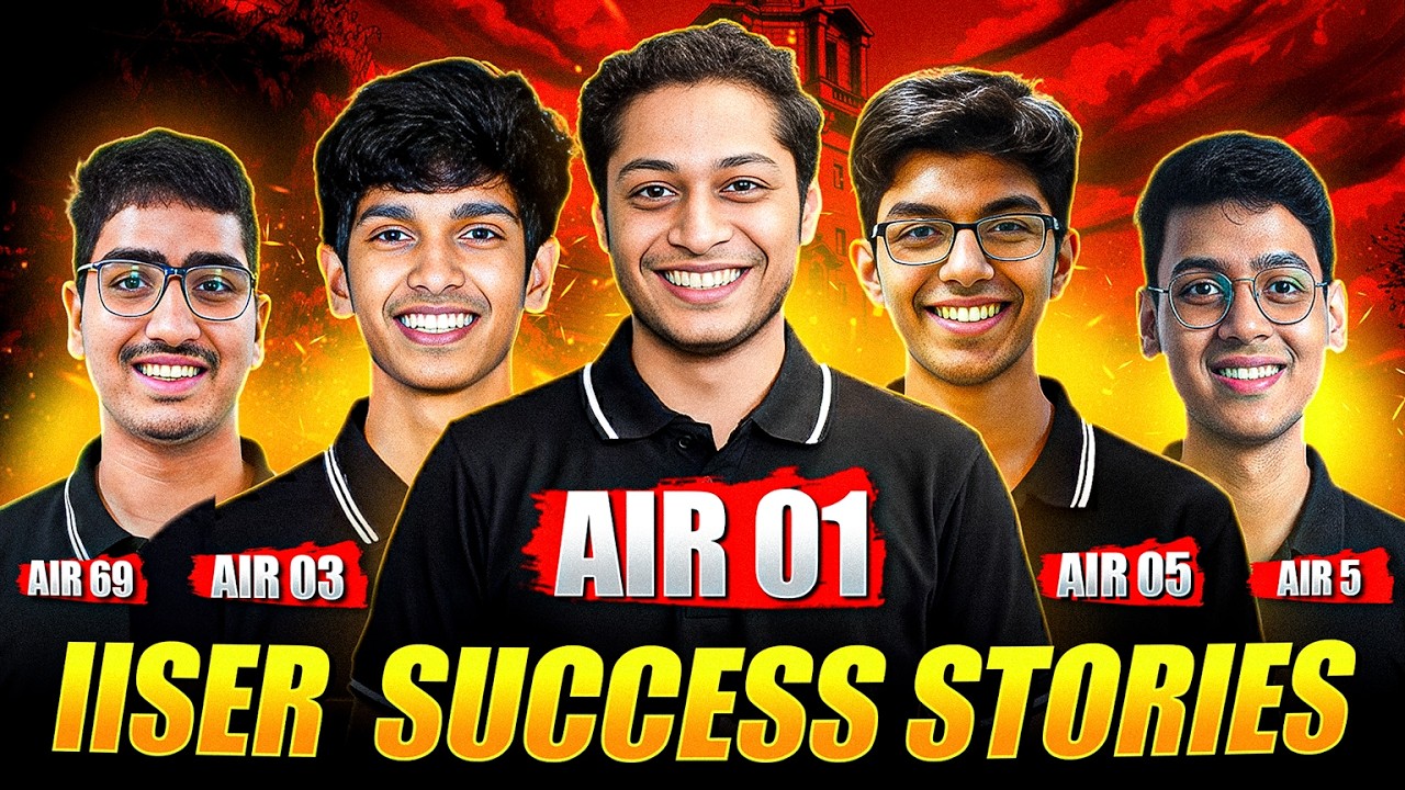 Secrets of Toppers at IISc, IISERs, NISER 🔥 IISER Aptitude Test (IAT ...