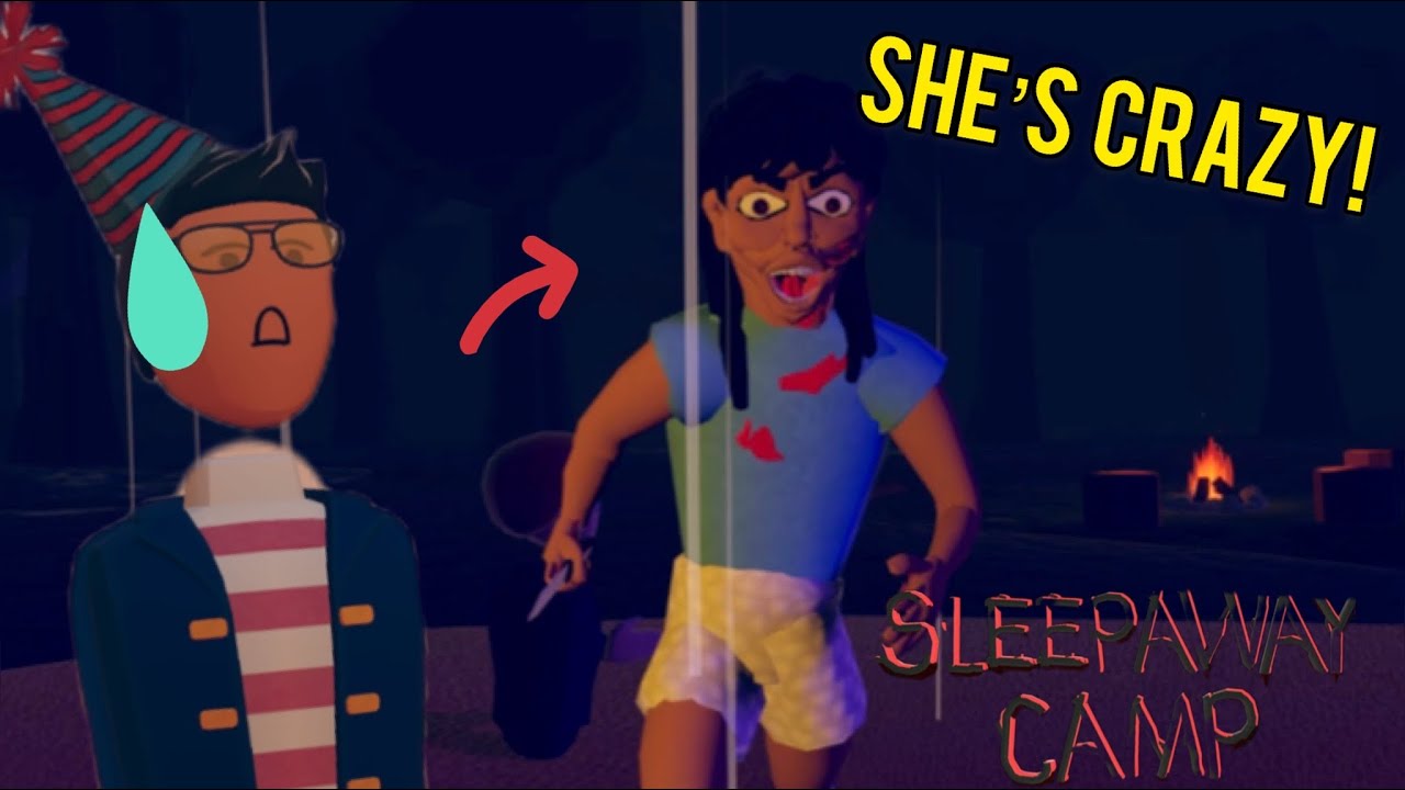 Rec Room Sleepaway Camp WE HAVE TO HIDE IN CABINS! - YouTube