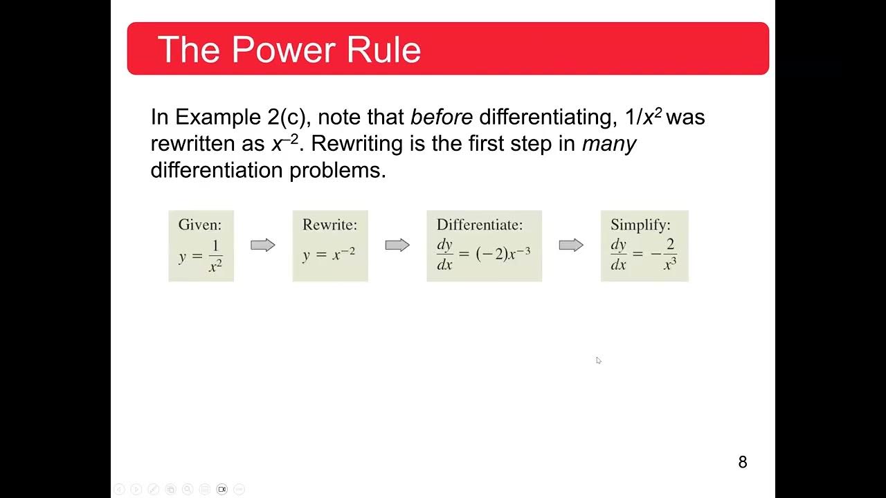 Calculus: Find the derivative of a function using Constant Rule, Power Rule, Constant Multiple ...