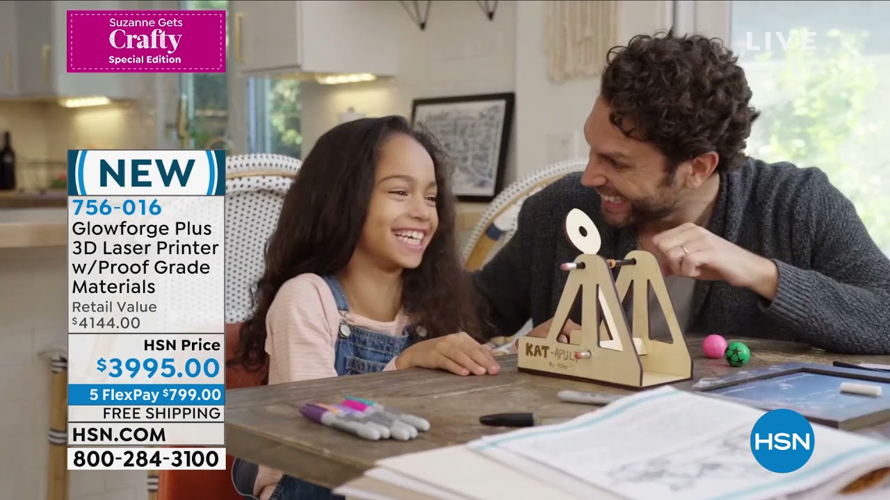 Glowforge Plus 3D Laser Printer with Proof Grade Materia... - YouTube