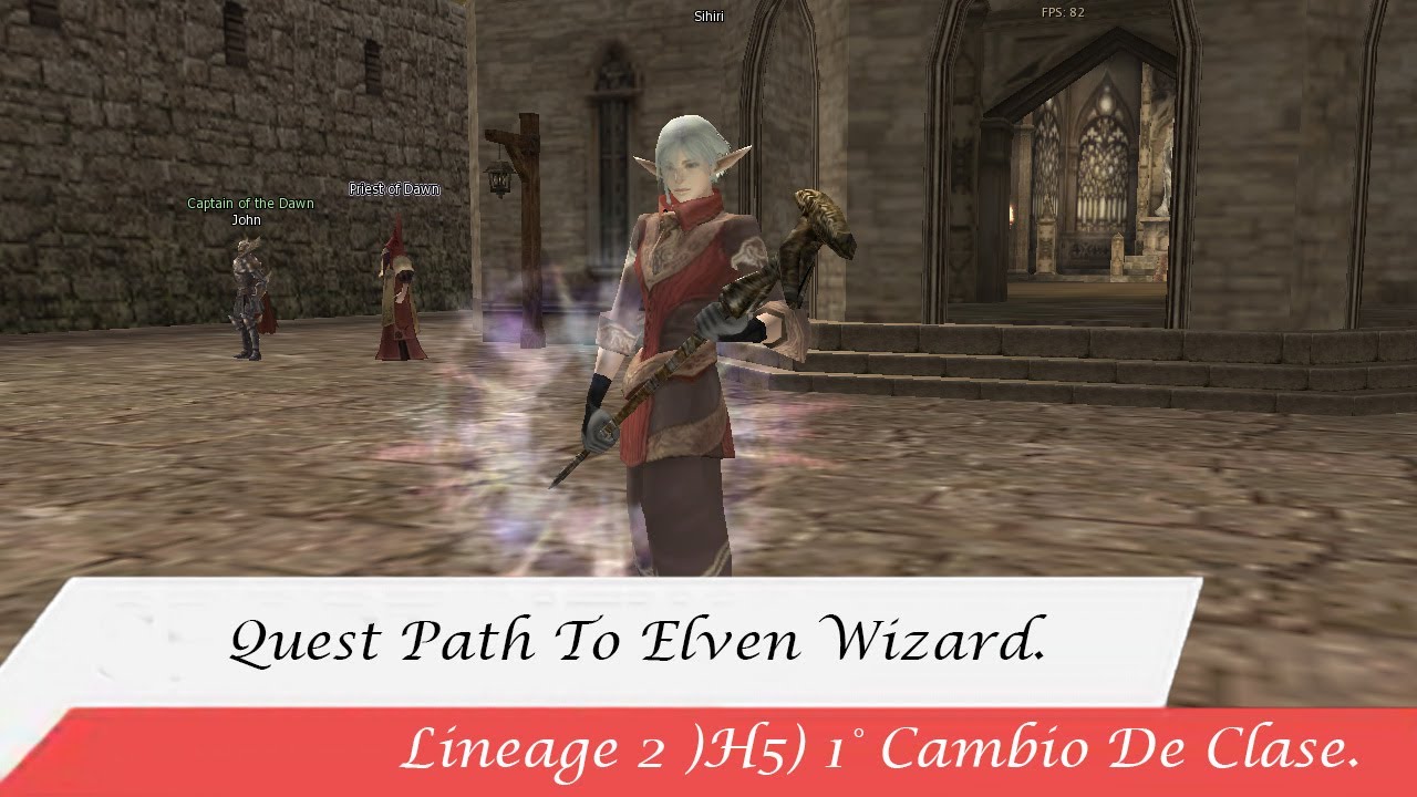 Quest: Path To Elven Wizard... Lineage 2 (H5) - YouTube