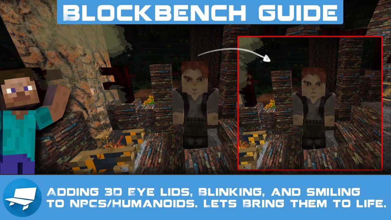 Adding 3D Eye lids, Blinking, and smiling to NPCs/Humanoids. Lets Bring ...