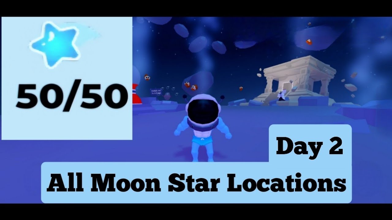 Roblox Adopt Me All Moon Star Locations (Day 2) - YouTube