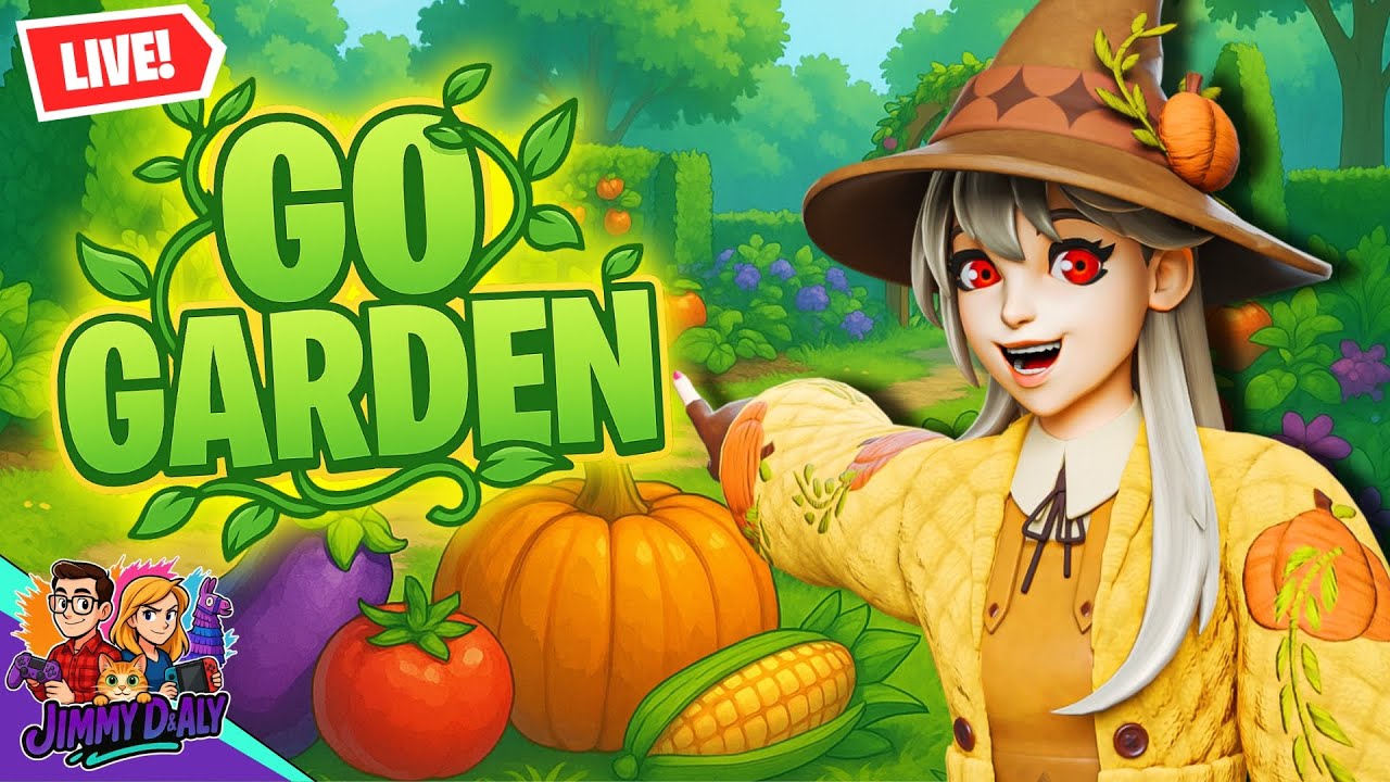 Who Can Grow the BEST Garden?! - Fortnite GO GARDEN Customs LIVE! - YouTube