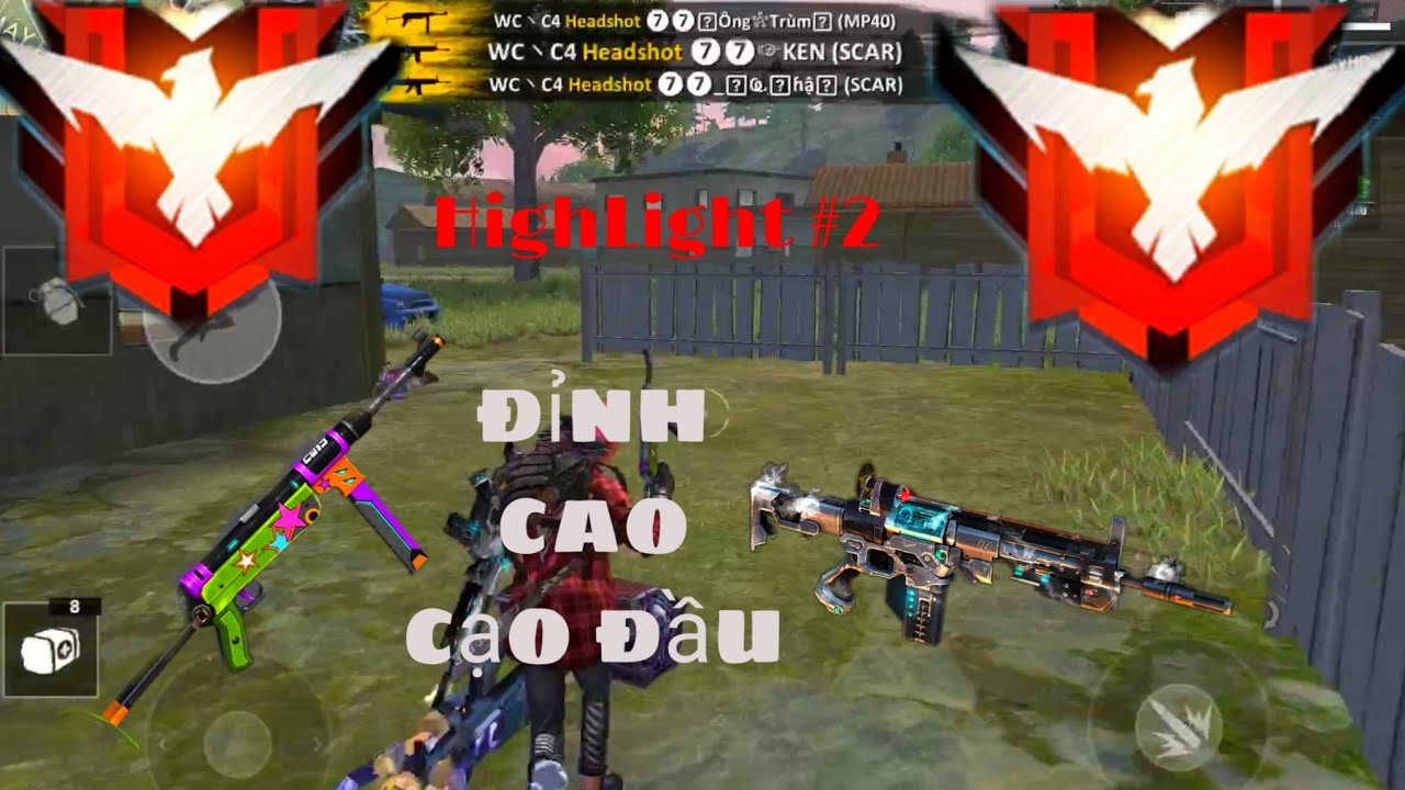 [Highlight Free Fire] Đỉnh Cao Cạo Đầu Xử Lí Đẹp Mắt WAG.C4 - YouTube
