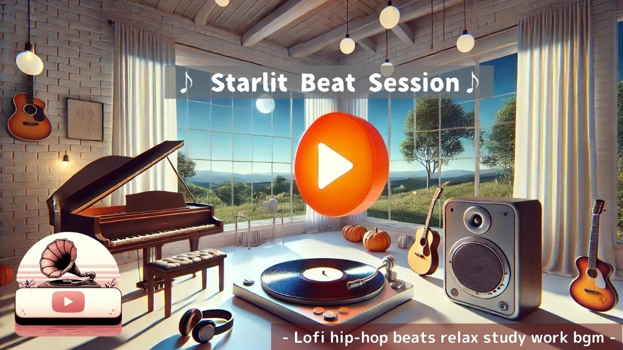 🎹 Starlit Beat Session 🎵 Lofi hip-hop beats relax study work bgm 🎸 Lofi Space 🎧 - YouTube