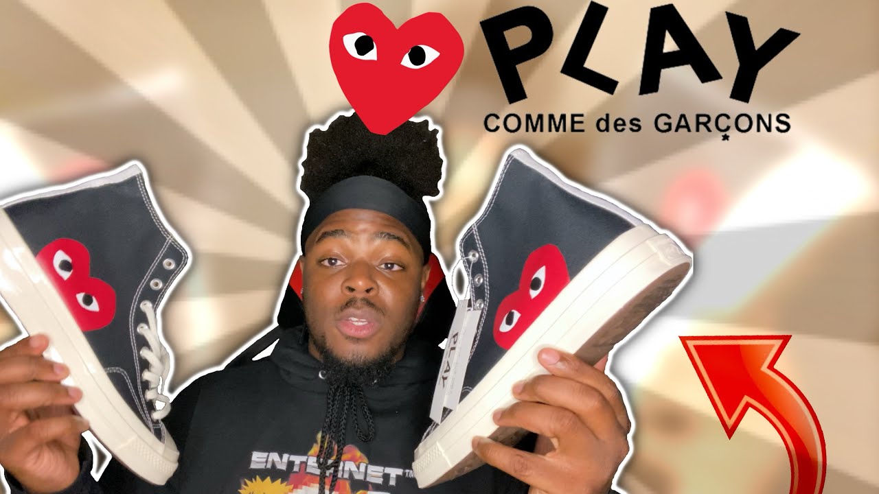 CDG Review!! Comme des Garçons Play x Converse All Star Chuck ‘70 Hi ...