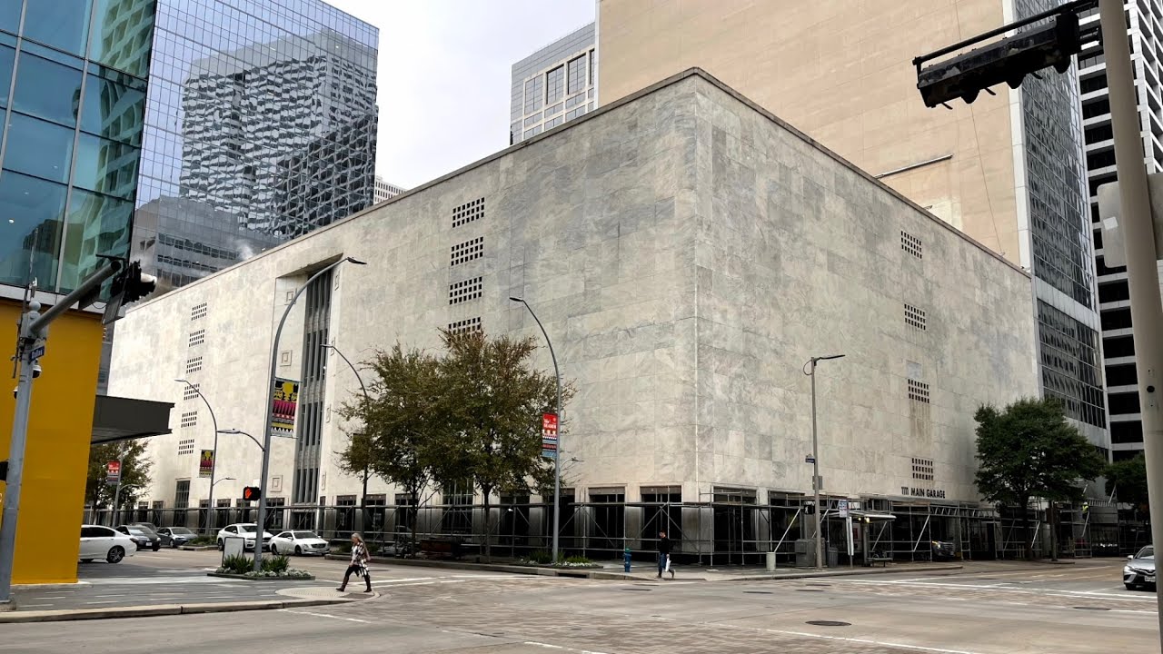 Backstory of 1111 Main Garage and elevator ride (formerly Sakowitz Bros ...