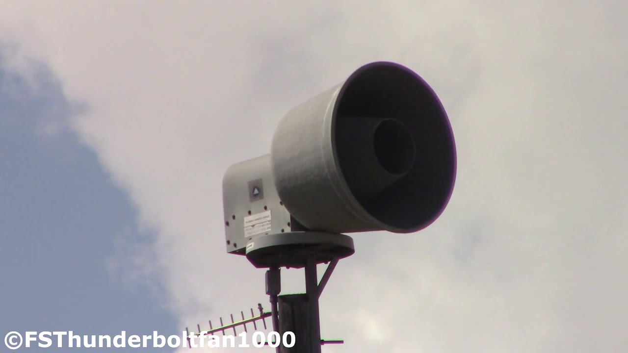 ACA P-15 Siren Test - Sturgeon Bay, WI - YouTube
