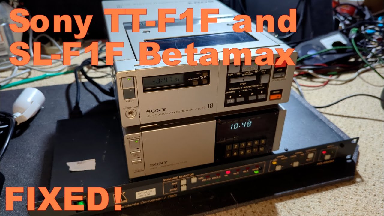 Sony TT-F1F plus more on the Sony SL-F1F Betamax - YouTube