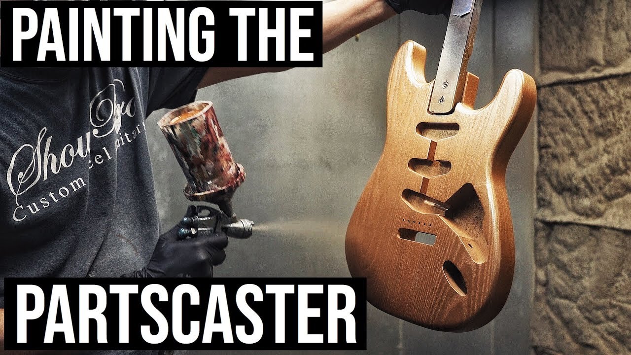 Partscaster Build: One Of A Kind Paint Job! - YouTube