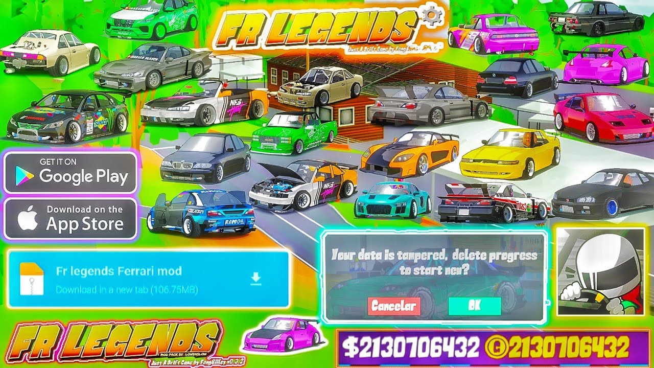 FR LEGENDS MOD APK | AKINA TA | HIACE | AUDI | GTR | GR86 | HAKOSUKA ...